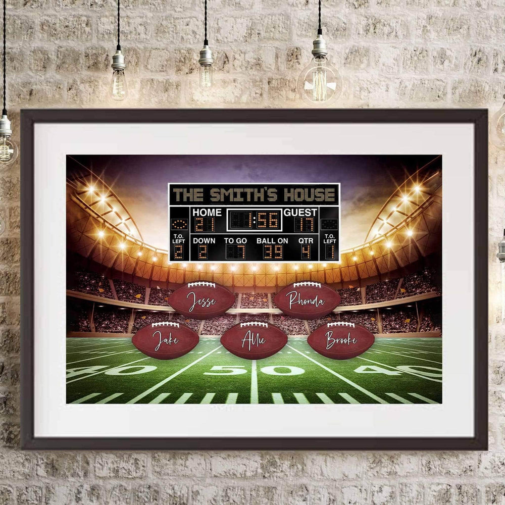 Personalized Sports Themed Prints - Customly Gifts