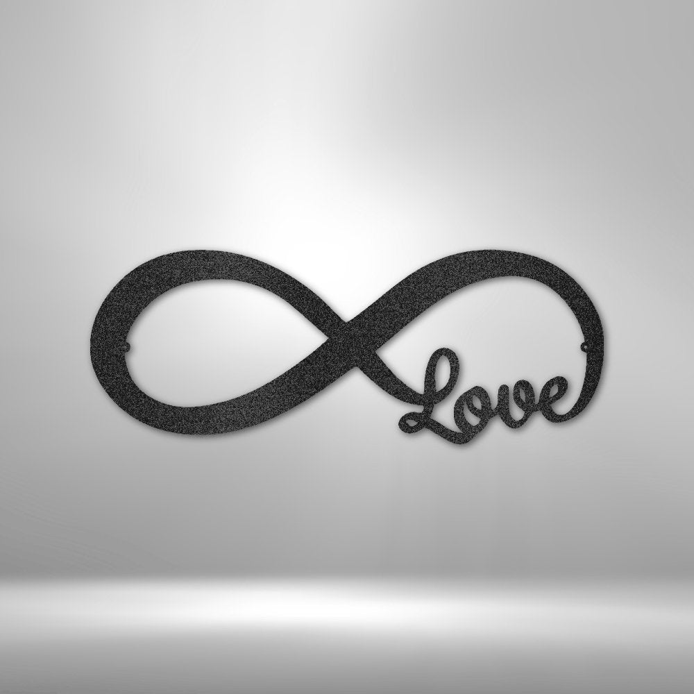 Infinite Love" Steel Metal Sign Wall Art – Customly Gifts